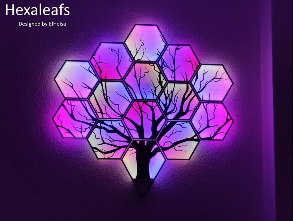 Hexagonal Nanoleaf - Hexaleaf by ElHeisa | Download free STL model ...