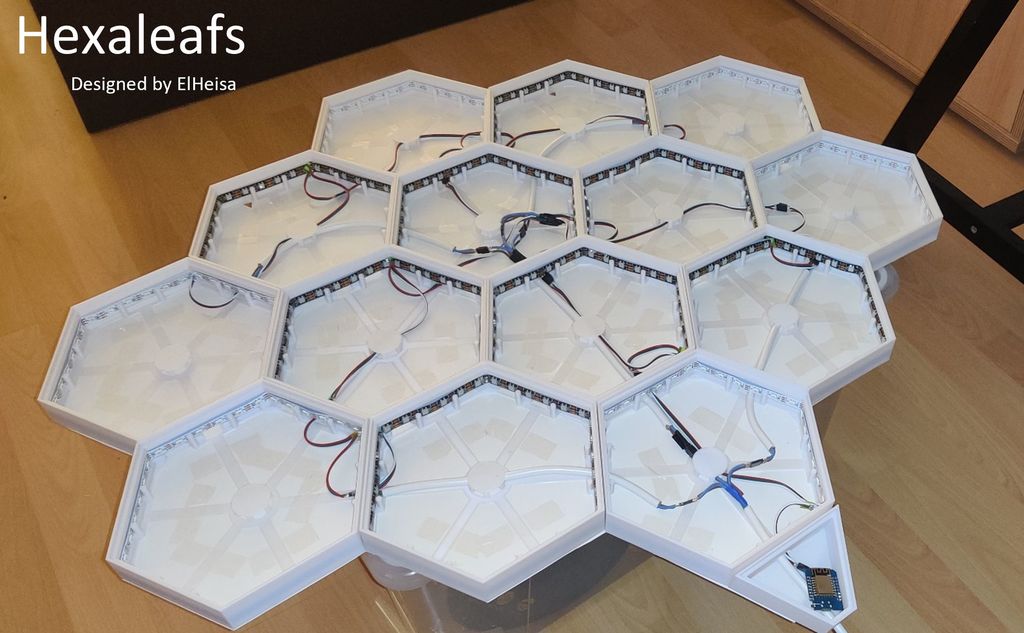 Hexagonal Nanoleaf - Hexaleaf by ElHeisa | Download free STL model ...