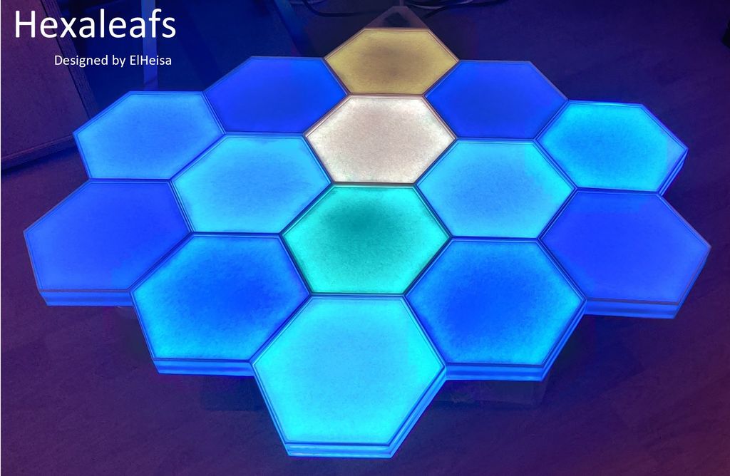 Hexagonal Nanoleaf - Hexaleaf by ElHeisa | Download free STL model ...
