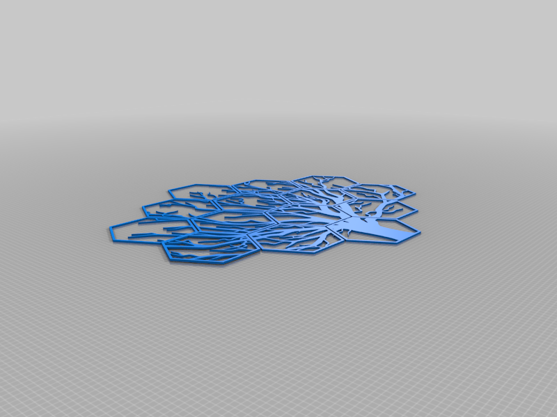 Hexagonal Tree by ElHeisa | Download free STL model | Printables.com Hexagonal Tree by ElHeisa | Download free STL model | Printables.com