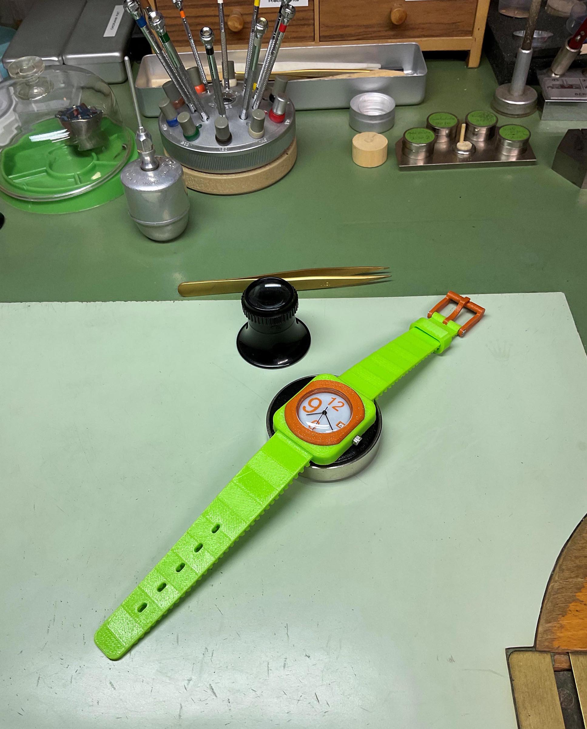 3D Printed Watch, PIWATCH by mecapat | Download free STL model ...
