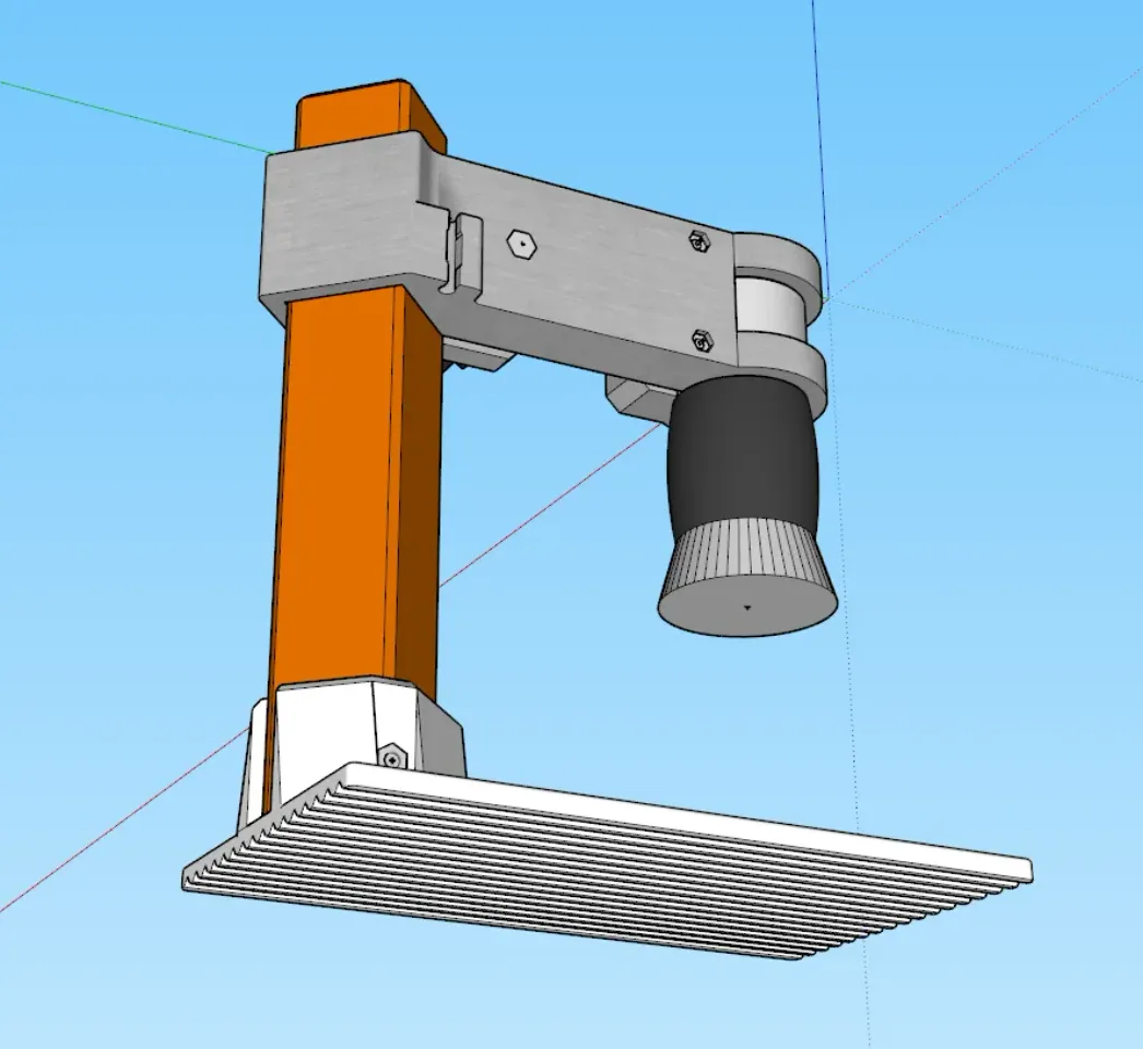 USB microscope stand by dziobu | Download free STL model | Printables.com