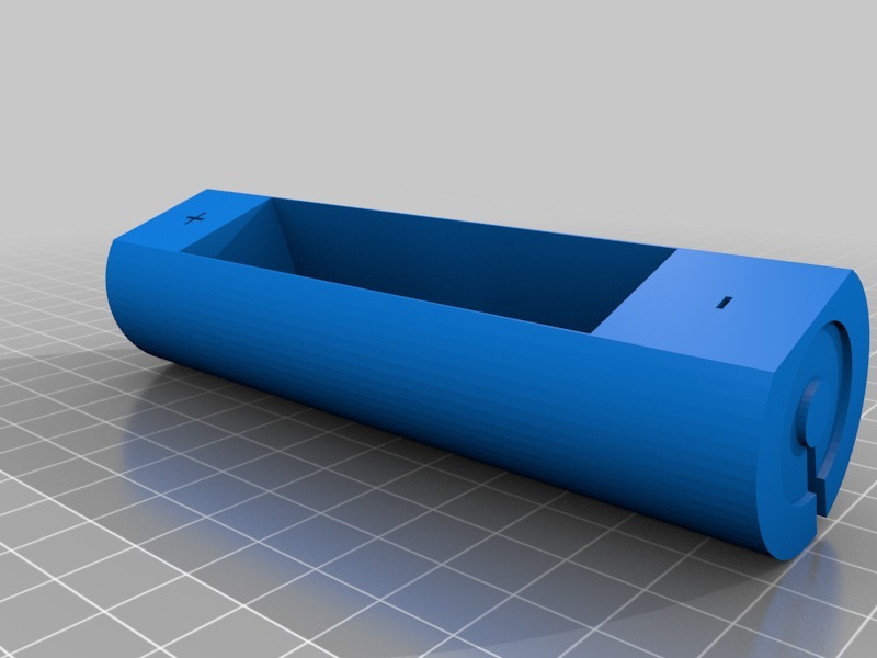 2xD-Cell Adapter to Single 18650 Adapter by krasm | Download free STL ...