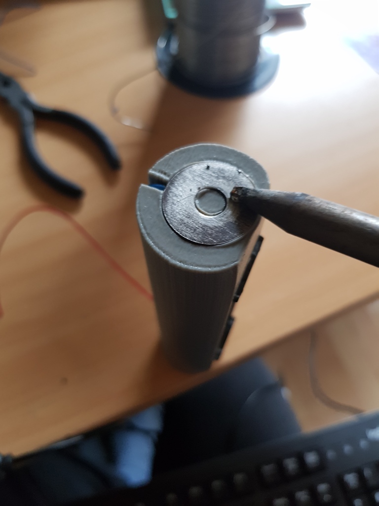 2xD-Cell Adapter to Single 18650 Adapter by krasm | Download free STL ...