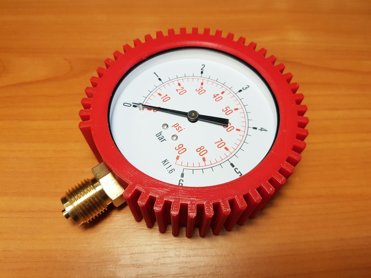 Manometer cover by dziobu | Download free STL model | Printables.com