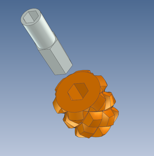 HEX bit handle by dziobu | Download free STL model | Printables.com