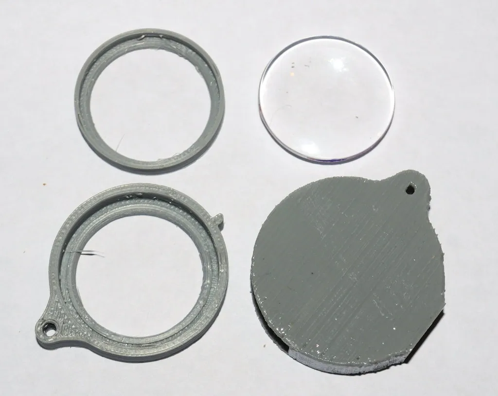 pocket magnifying glass 30mm lens by Tibuck | Download free STL model ...