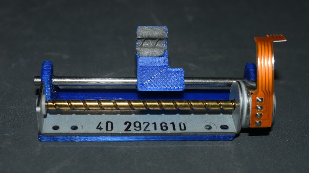 cd rom stepper motor linear rail system by Tibuck | Download free STL ...