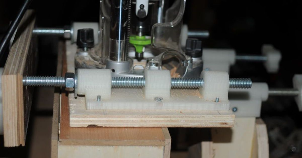 Mortise Jig for router by Tibuck | Download free STL model | Printables.com