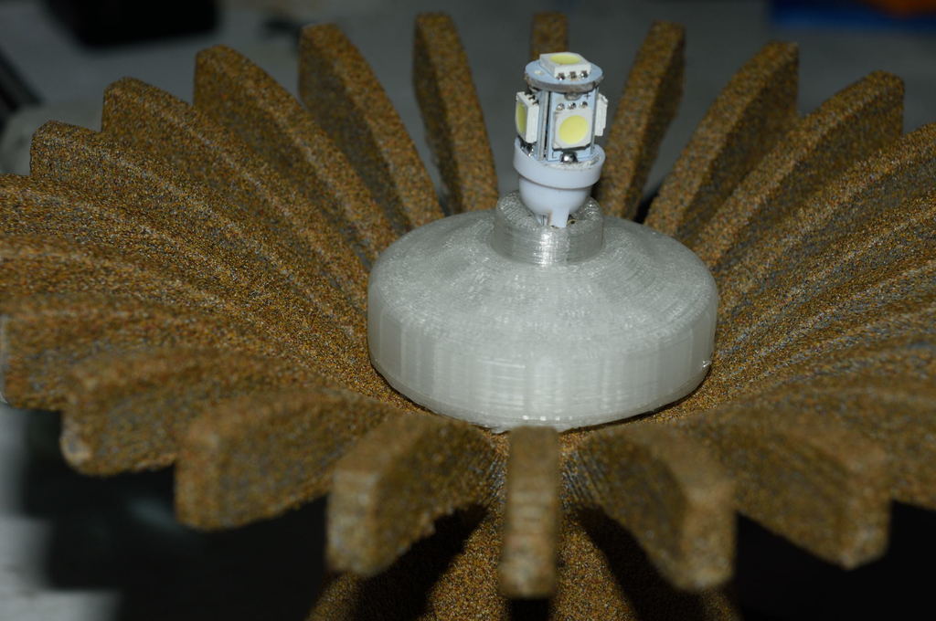 Voronoi Mushroom Lamp Scale with wire hole by Tibuck | Download free ...