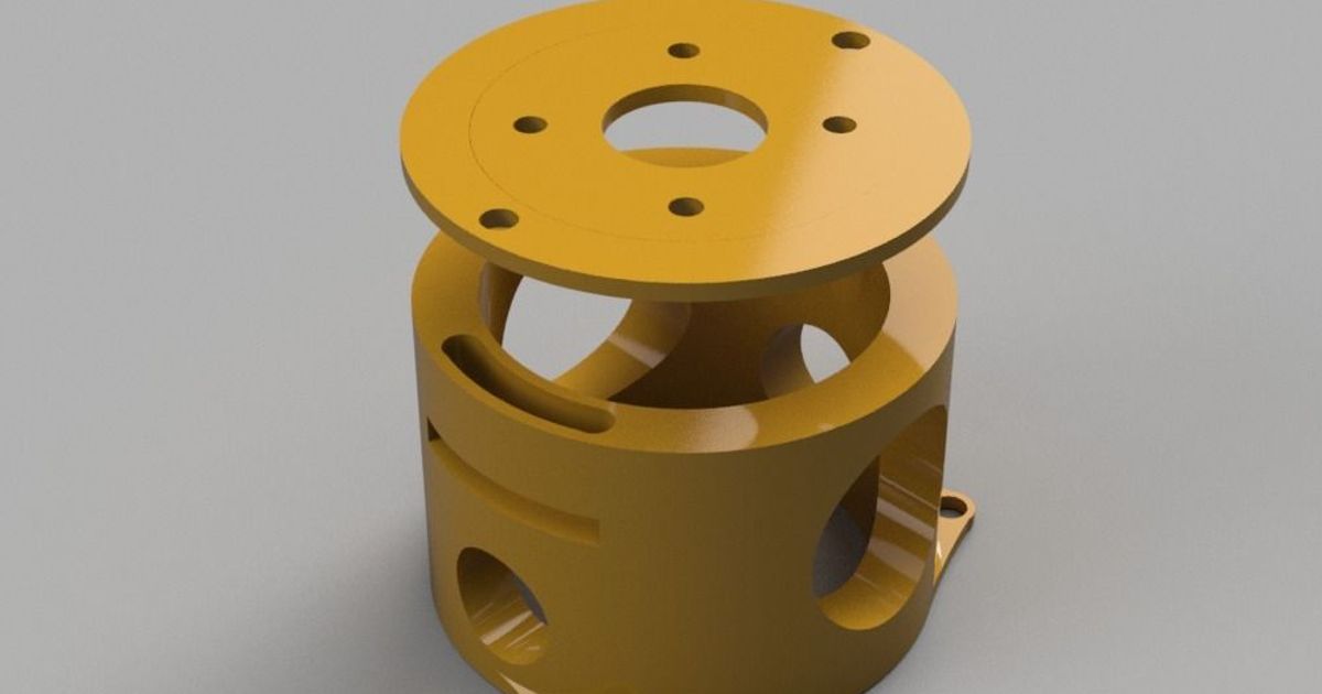 Nema17 Vertical Heavy duty adjustable motor mount. by Tibuck | Download ...