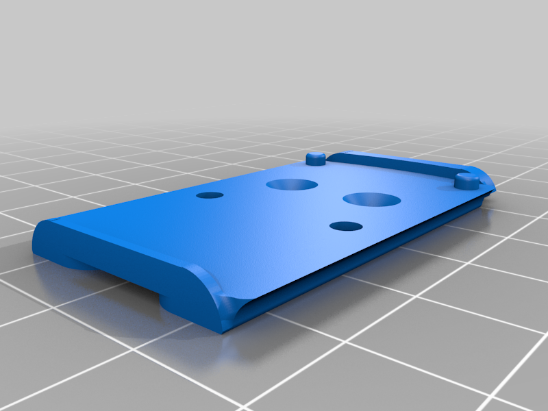 Airsoft RMR MOS Plate by Riccardo | Download free STL model ...