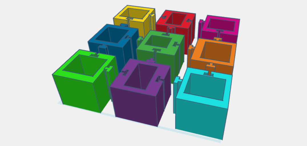 Connectable Puzzle-Style Storage Boxes by KangarooKazoo | Download free STL model | Printables.com
