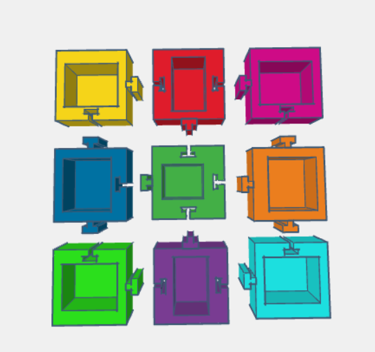 Connectable Puzzle-Style Storage Boxes by KangarooKazoo | Download free ...
