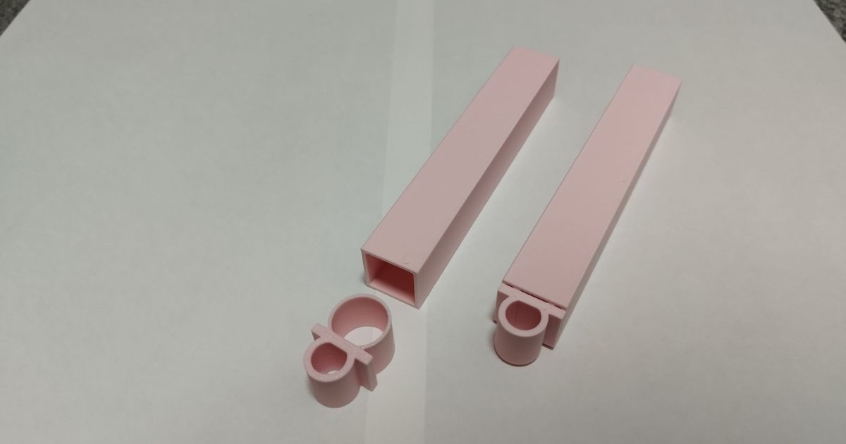 square test tube with plug by Yoshimi Koyama | Download free STL model ...