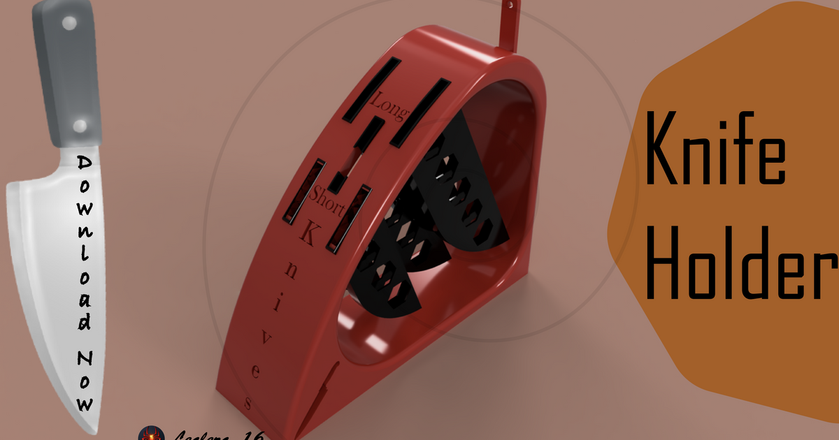 Knife Holder 🔪 by The Printing Prodigy | Download free STL model ...