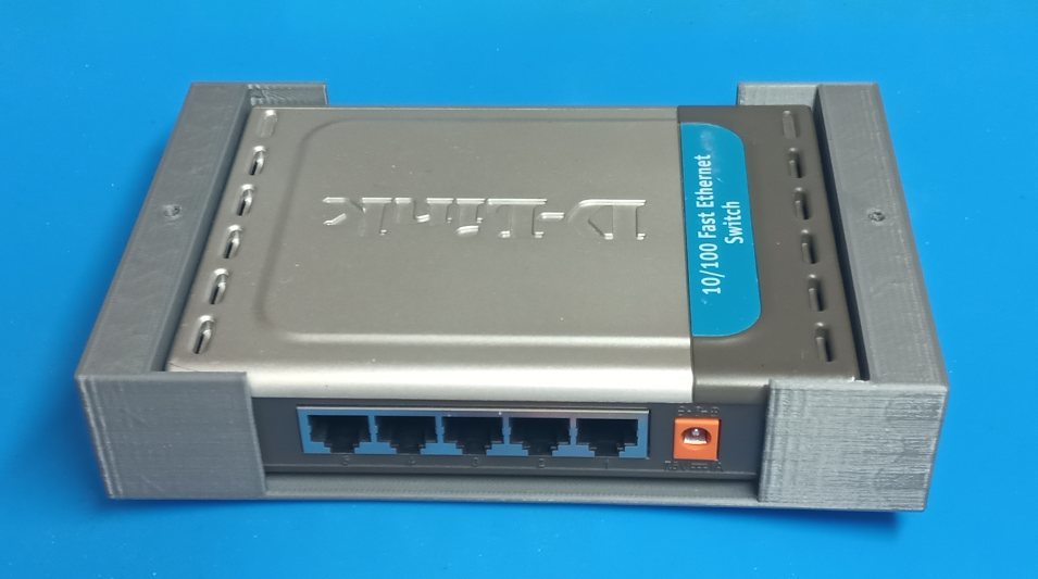 Under-shelf mount for USB hub by uwezi | Download free STL model ...