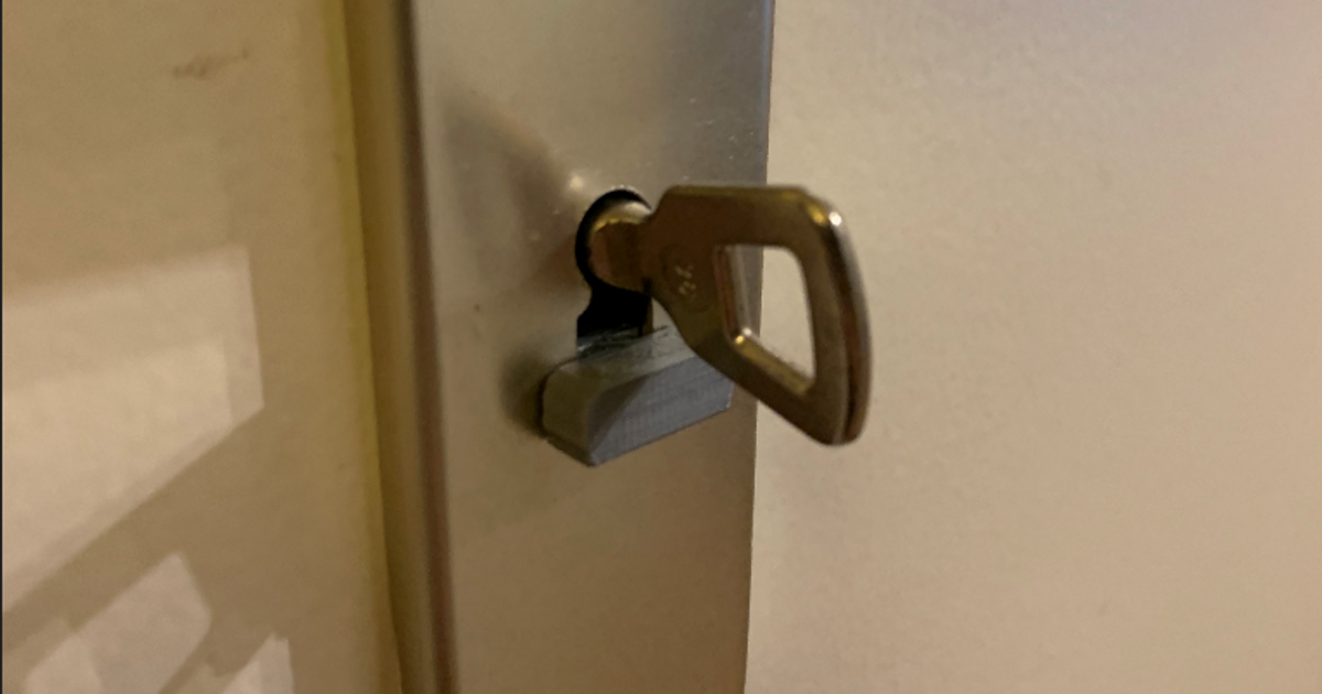 Key stopper - prevents the key from falling out by Jurloo | Download ...