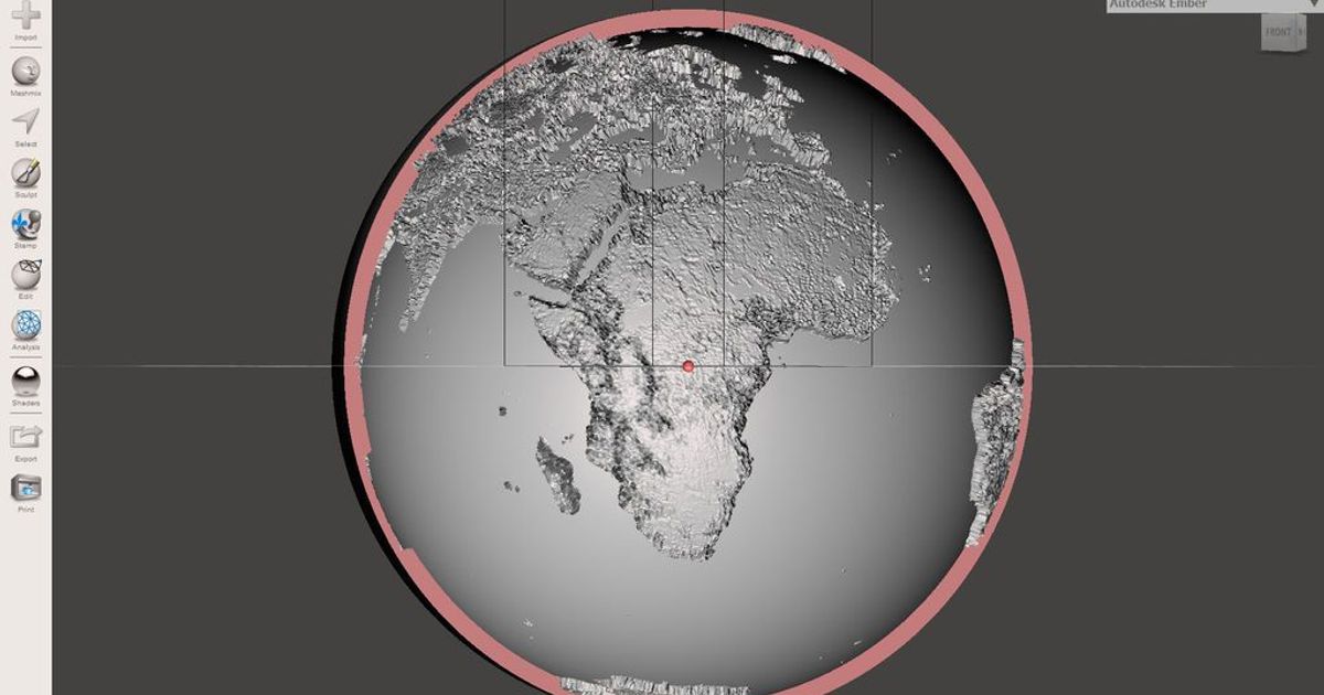 Geodesic Spherical Lithophane by uwezi | Download free STL model ...