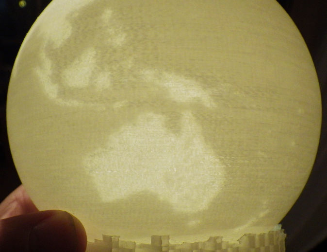 Geodesic Spherical Lithophane by uwezi | Download free STL model ...