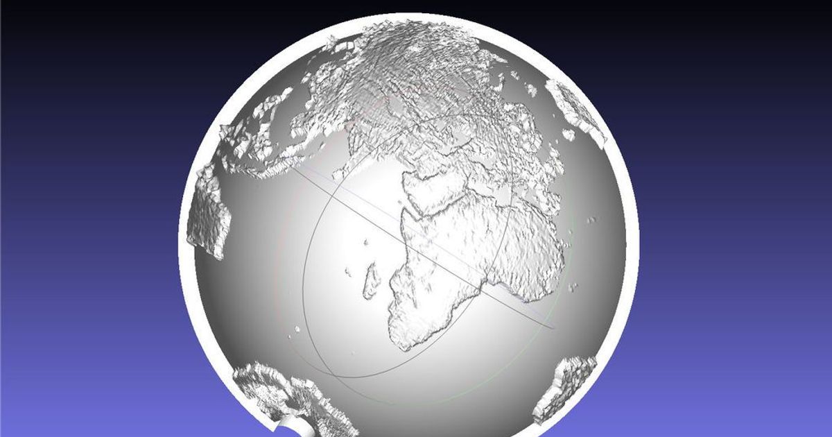 Spherical lithophane by uwezi | Download free STL model | Printables.com