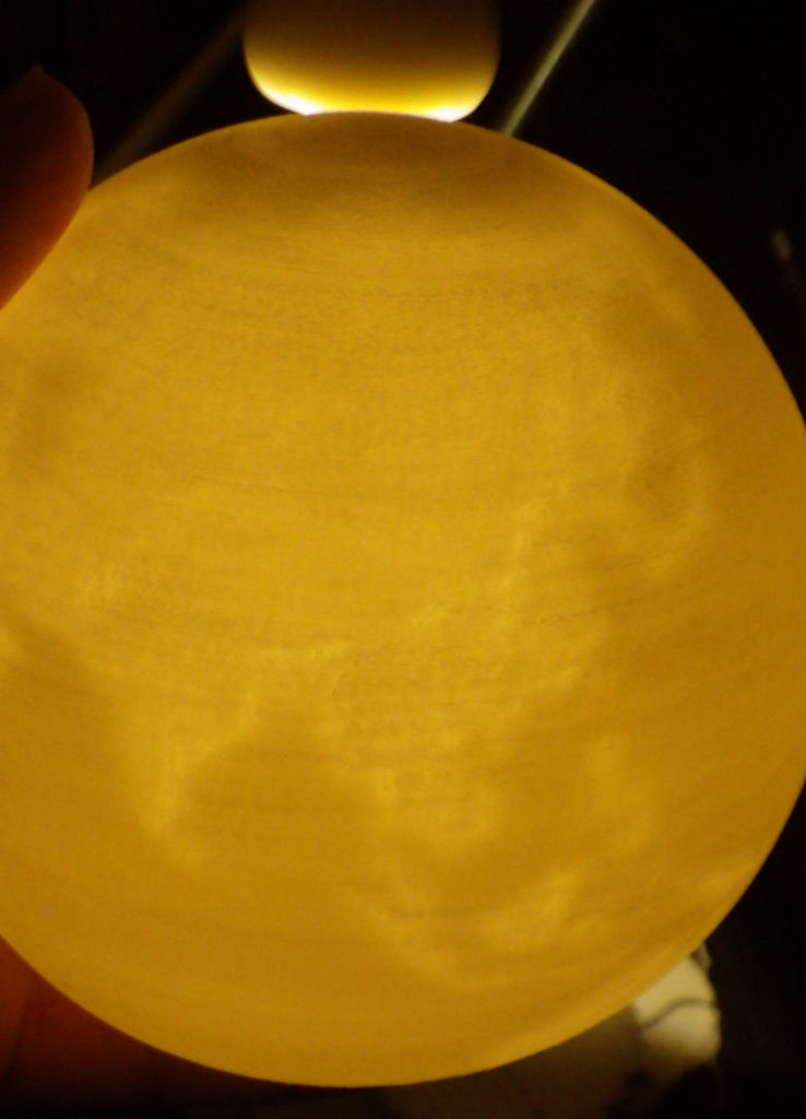 Spherical lithophane by uwezi | Download free STL model | Printables.com