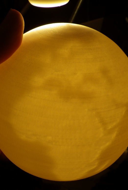 Spherical lithophane by uwezi | Download free STL model | Printables.com
