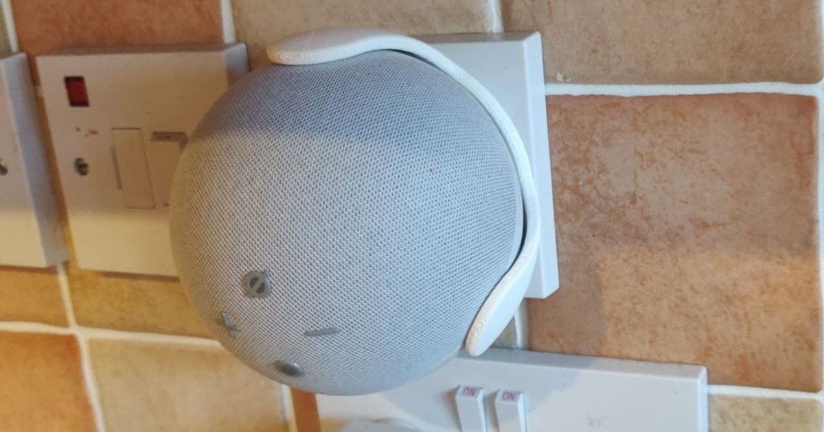 Amazon Echo Dot 4th Gen UK Wall Mount Holder by alexh | Download free ...