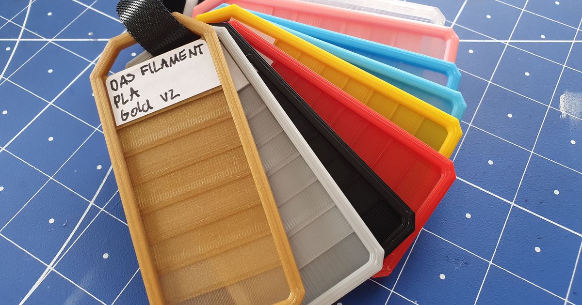 Filament Color Swatch by kifmrhskx | Download free STL model ...