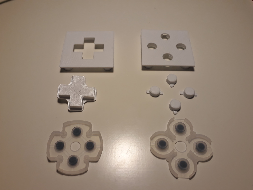 Nintendo DS rubber pad reverse engineering by Sébastien Monfort | Download free STL model ...