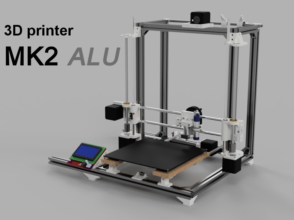 3D printer MK2 ALU by Sébastien Monfort | Download free STL model ...