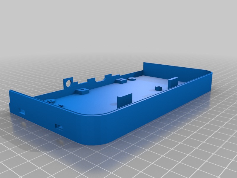 Raspberry Pi handheld emulation console by Sébastien Monfort | Download free STL model ...