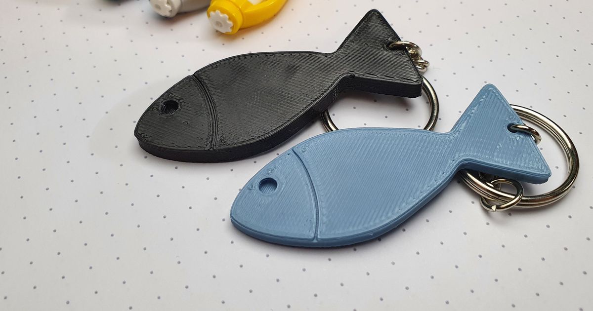 KeyRing Fisch by schl3nk3 | Download free STL model | Printables.com