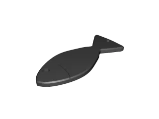 KeyRing Fisch by schl3nk3 | Download free STL model | Printables.com