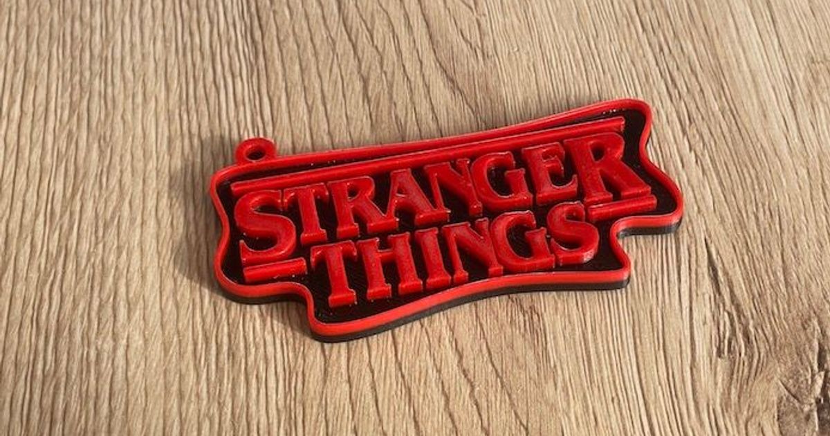 Stranger Things - keychain by PiMu_PL | Download free STL model ...