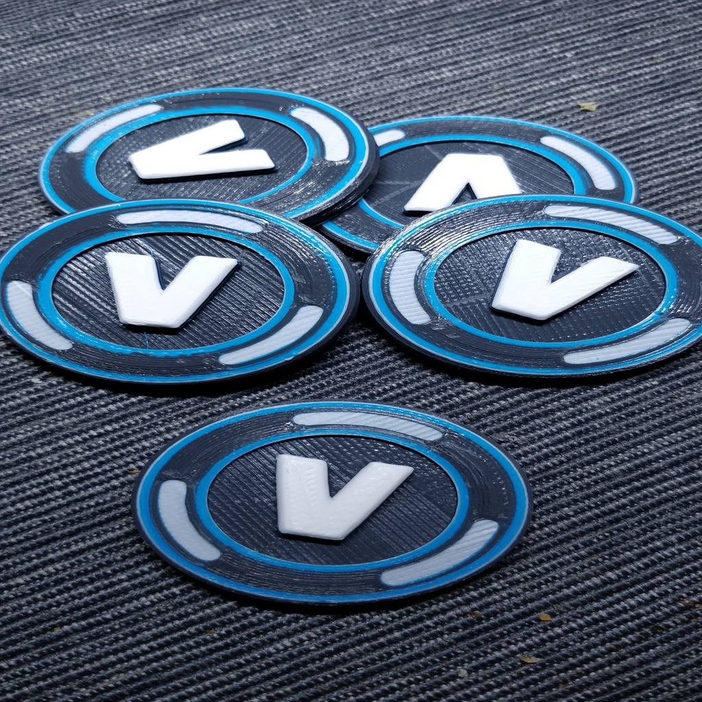 V-bucks (remix) by Mr_K | Download free STL model | Printables.com