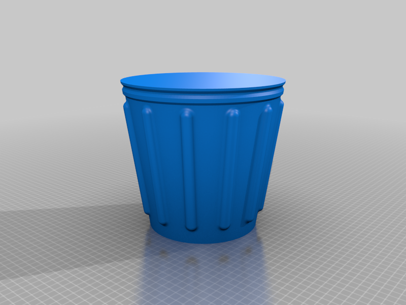Big Garbage Can by JohnA | Download free STL model | Printables.com
