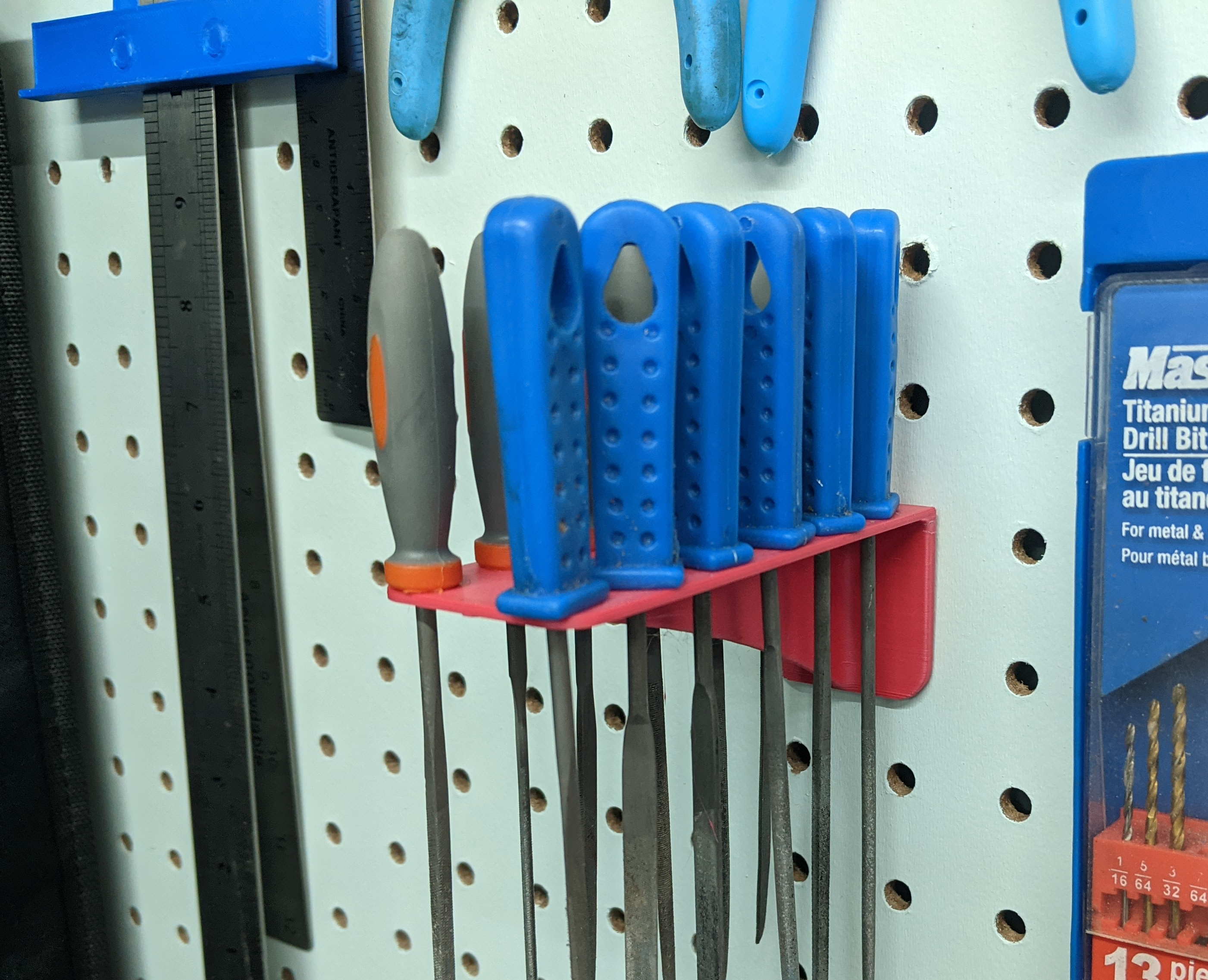 Pegboard Needle File Rack by Klave | Download free STL model ...