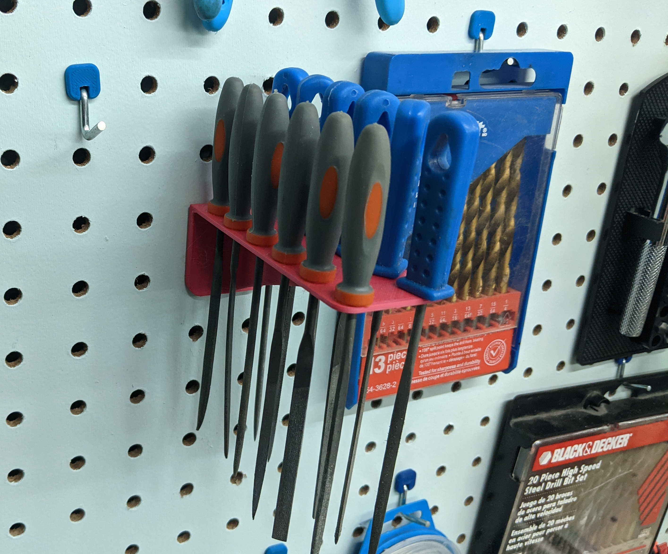 Pegboard Needle File Rack by Klave | Download free STL model ...