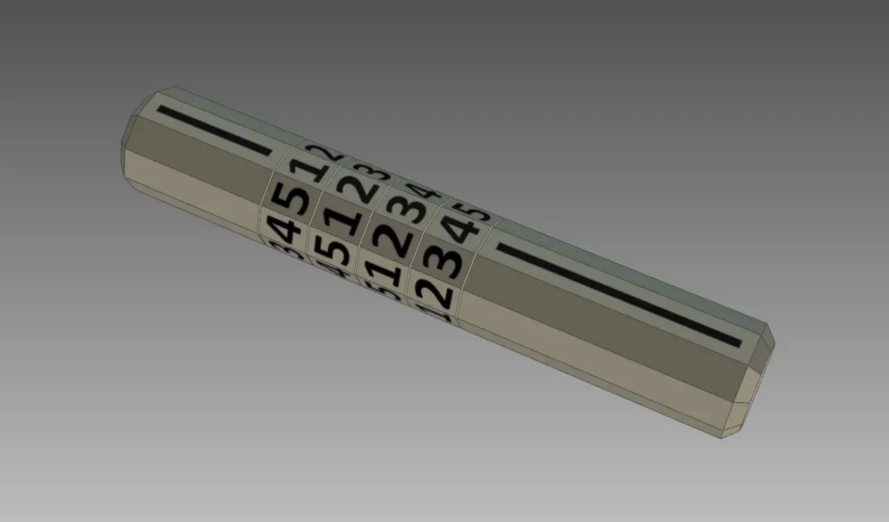 Cryptex fountain pen case by dziobu | Download free STL model ...