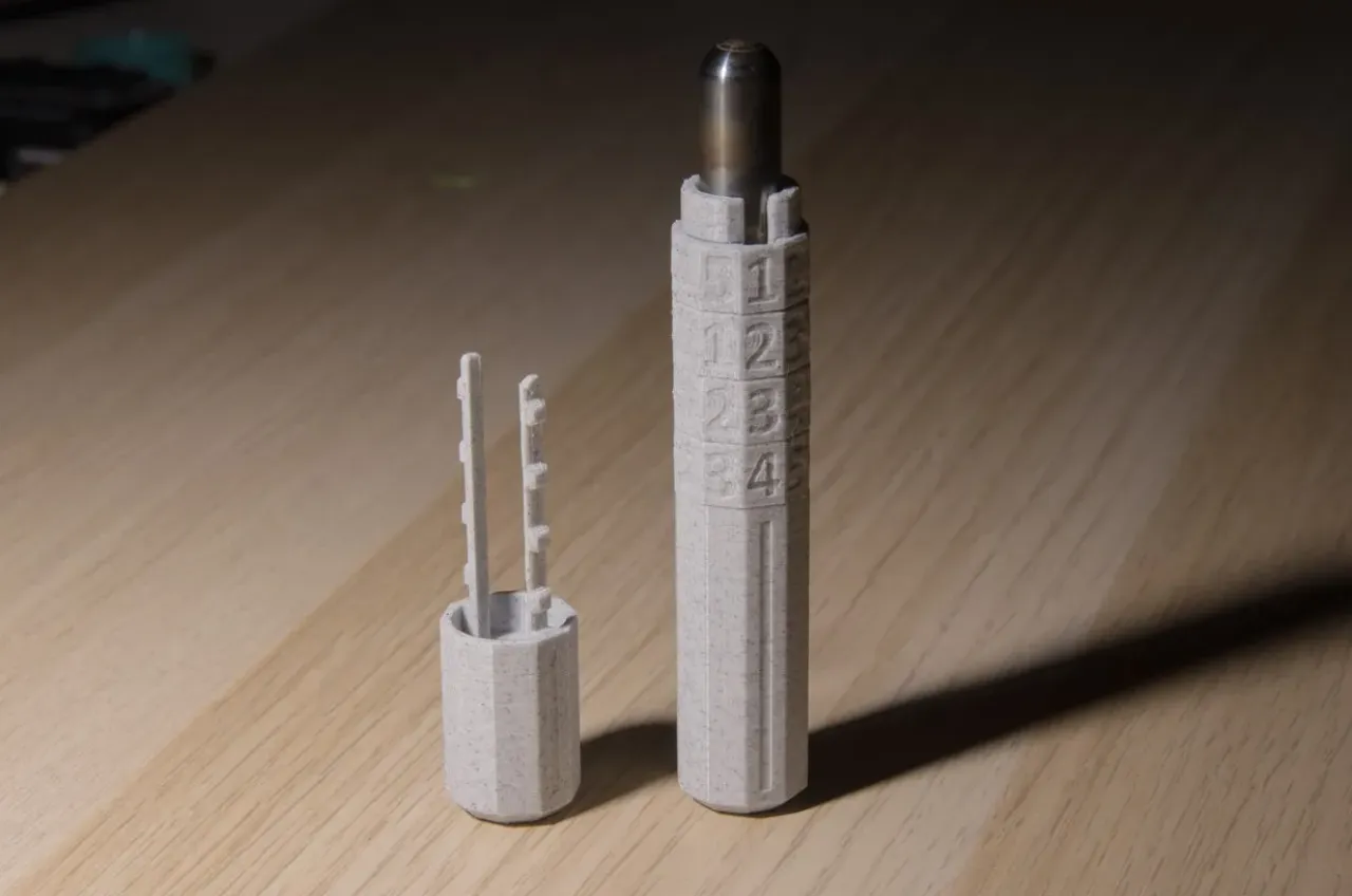 Cryptex fountain pen case by dziobu | Download free STL model ...