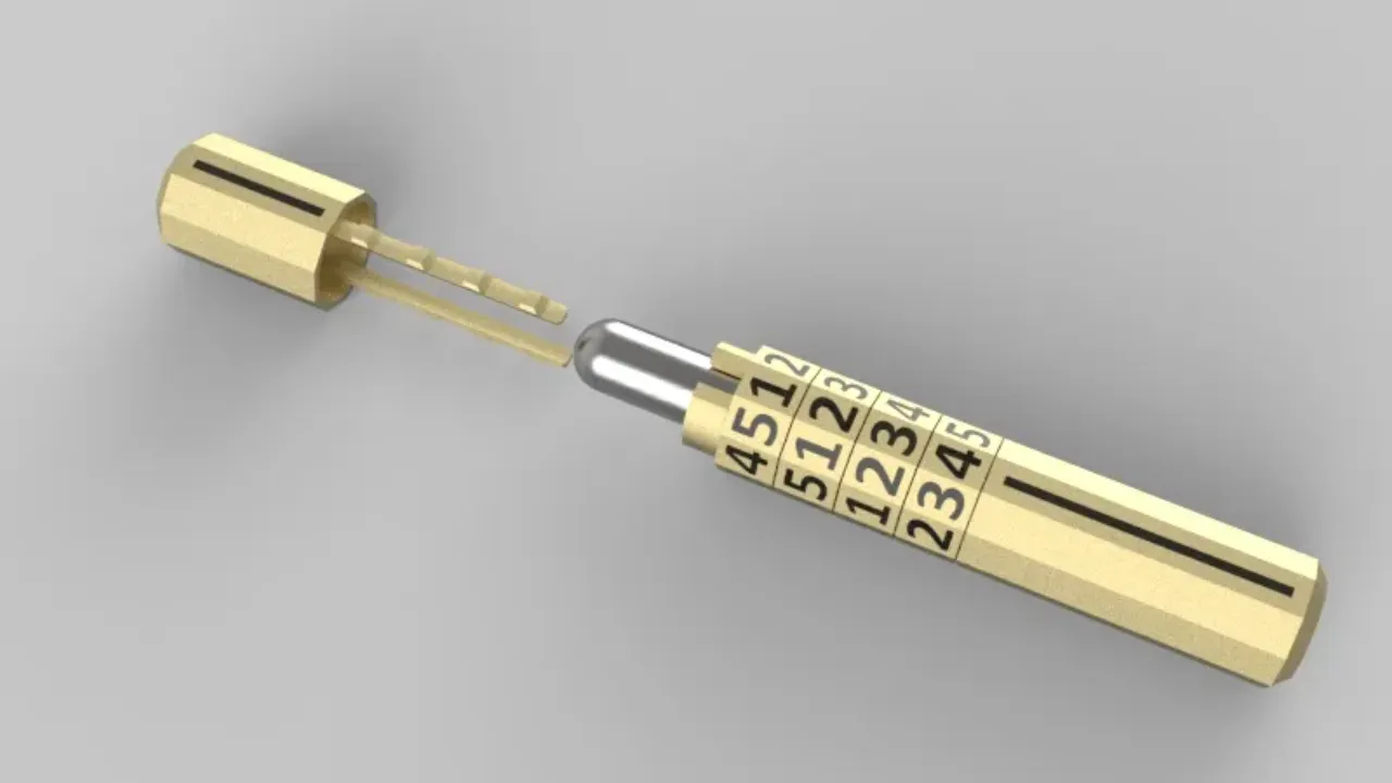 Cryptex fountain pen case by dziobu | Download free STL model ...