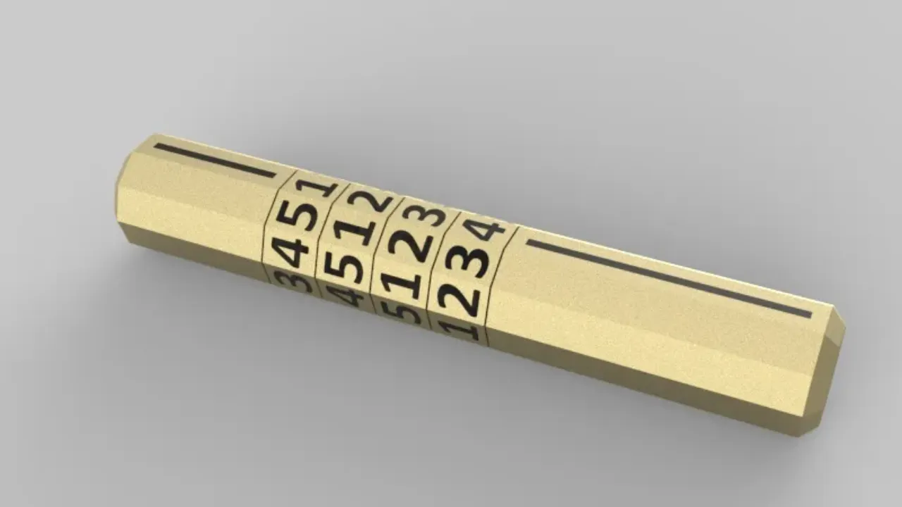 Cryptex fountain pen case by dziobu | Download free STL model ...