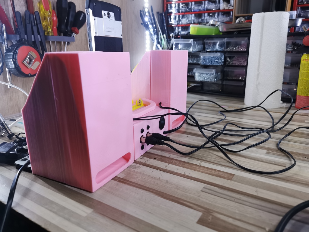 3D printed mini stereo system by SmileyFace28 | Download free STL model ...