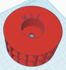 Paint mixer for 1/4" rod by Travis Foss | Download free STL model ...