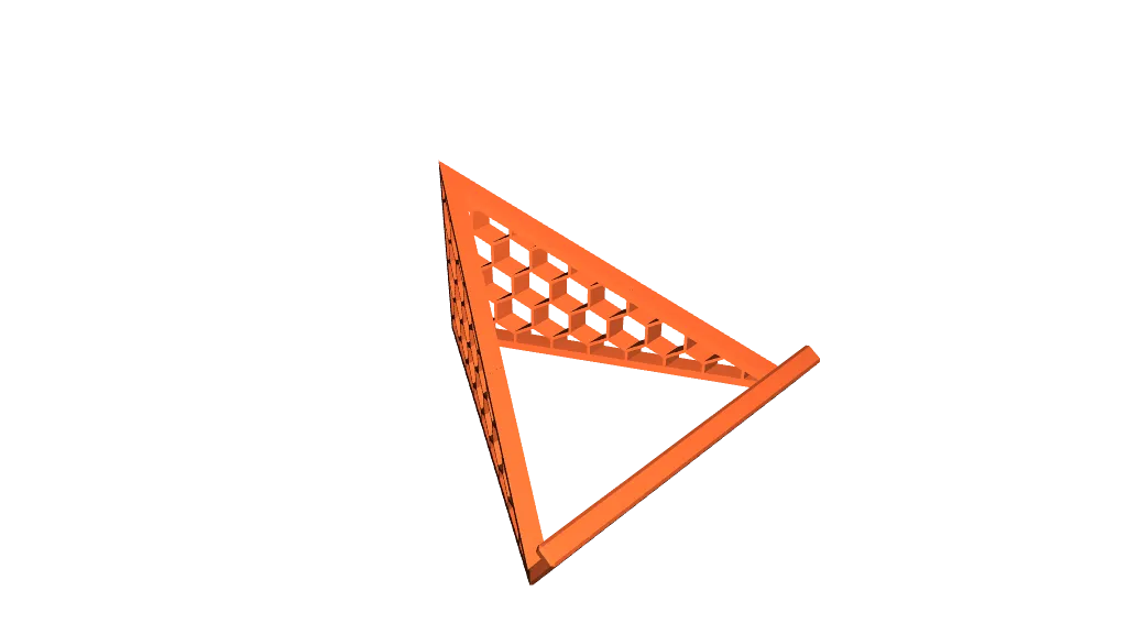 Triangular Laptop Stand by Siggie Pop | Download free STL model ...