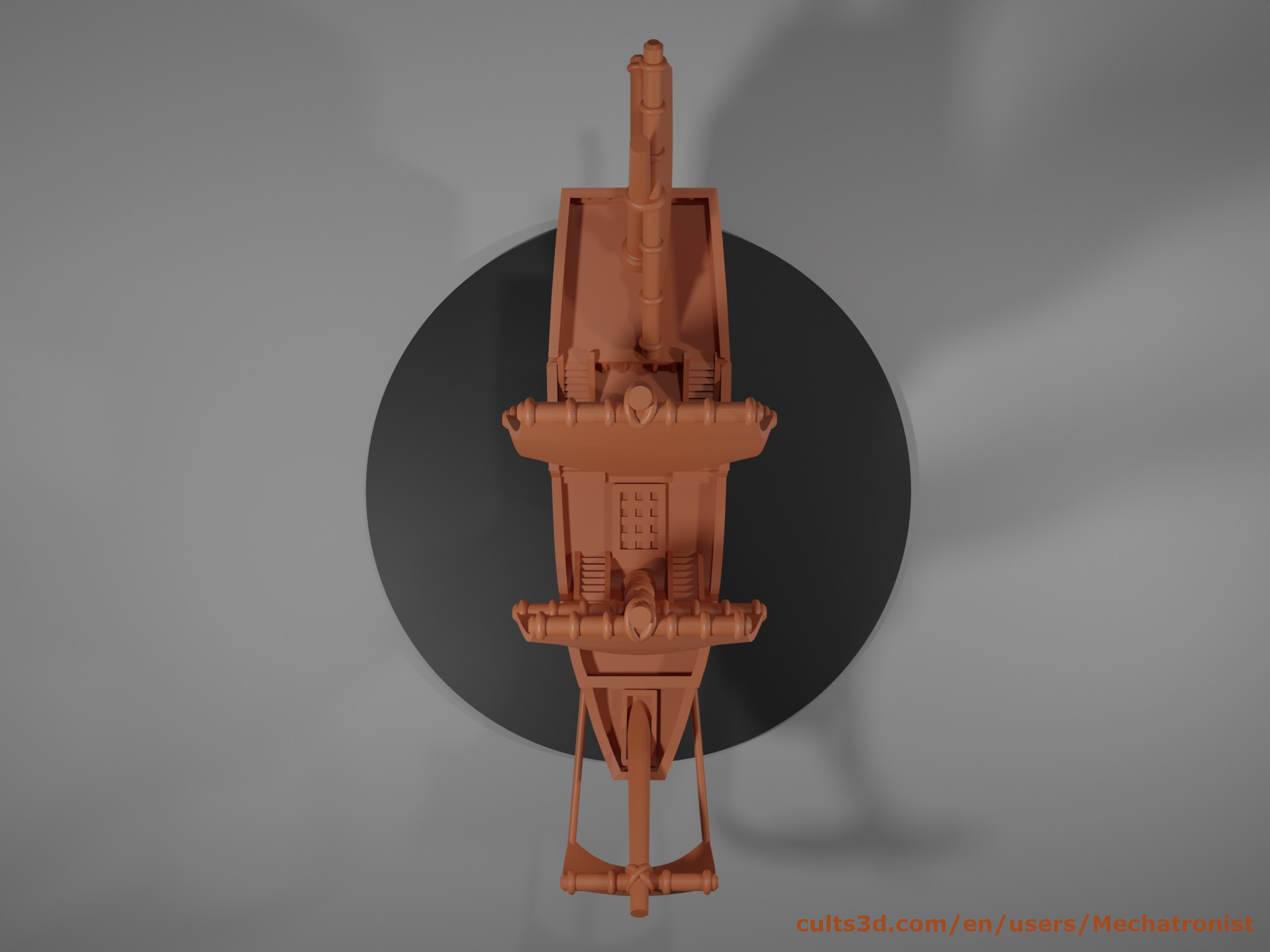 Galleon Ship Model Compatible With DnD Spelljammer por Mechatronist ...