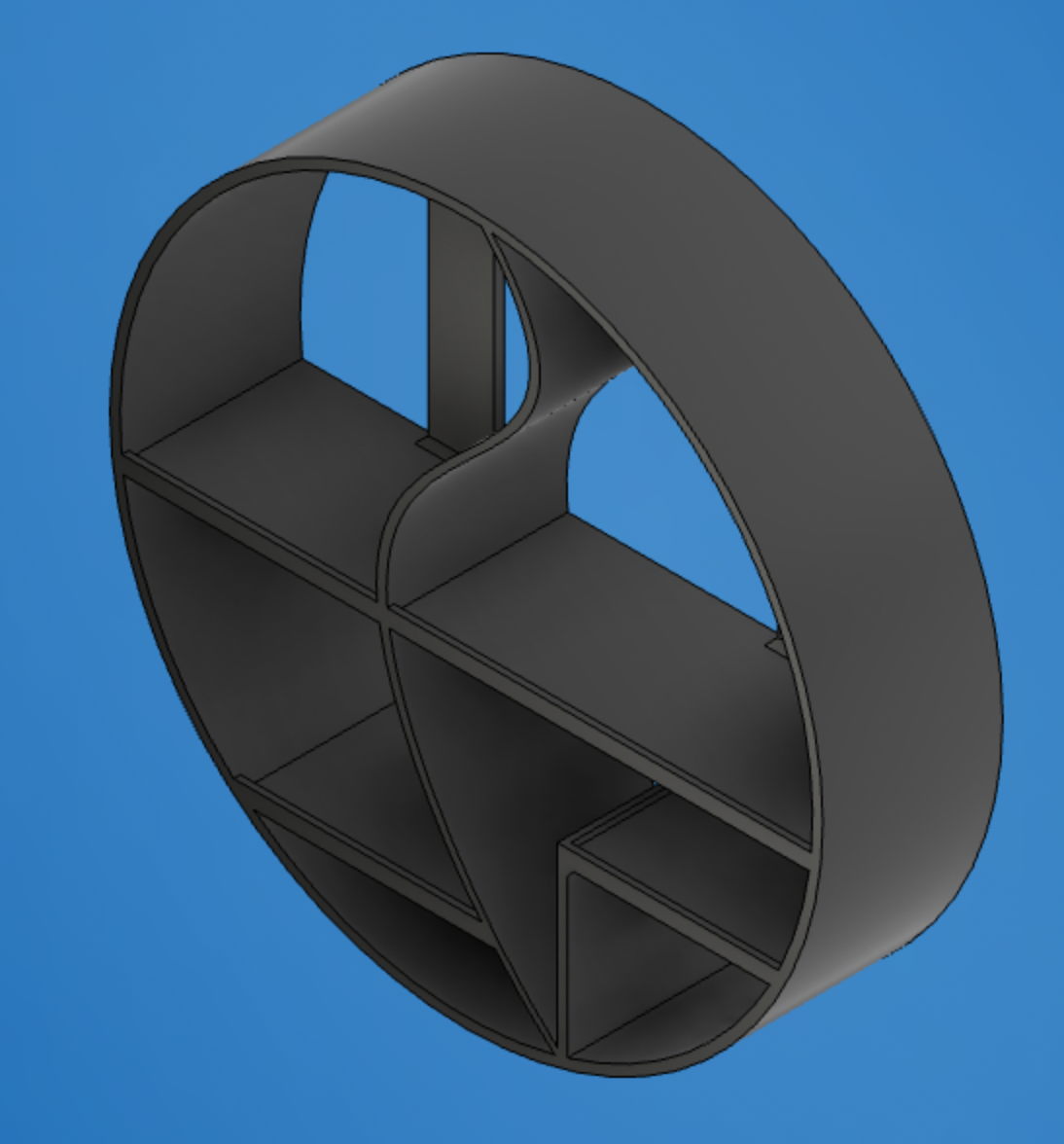 Decorative Circular Wall Organizers by Isaac | Download free STL model ...