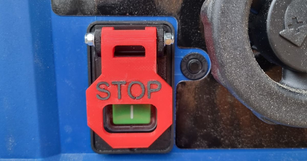 Scheppach HS105 STOP button KJD12-14 von David Horák | Kostenloses STL ...