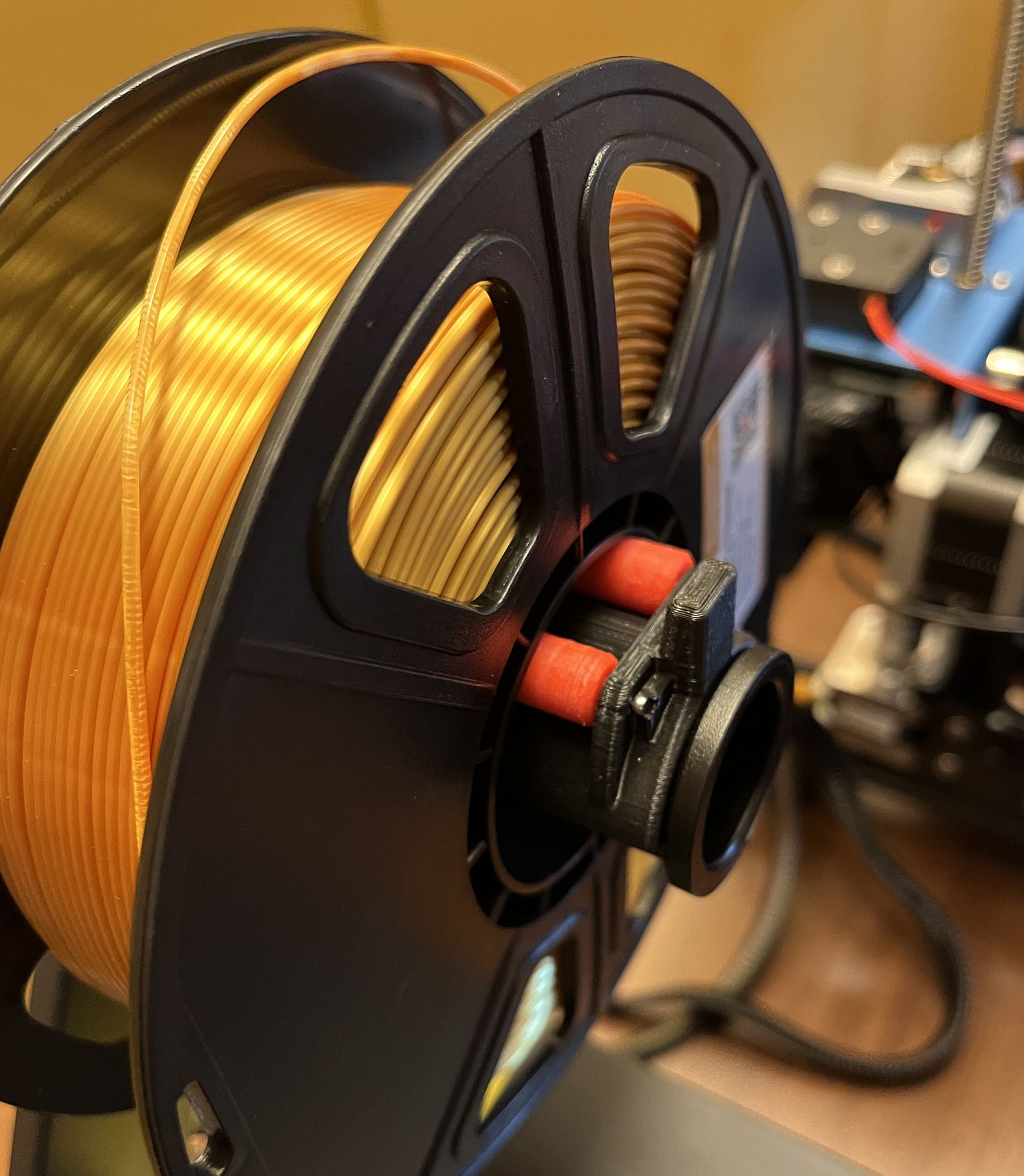 Creality Spool Rollers using nails for axles by DoctorStrobe | Download ...